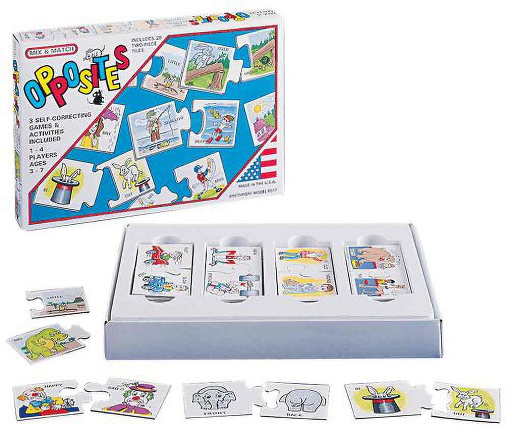 Smethport Mix & Match Games- Opposites Game - Walmart.com