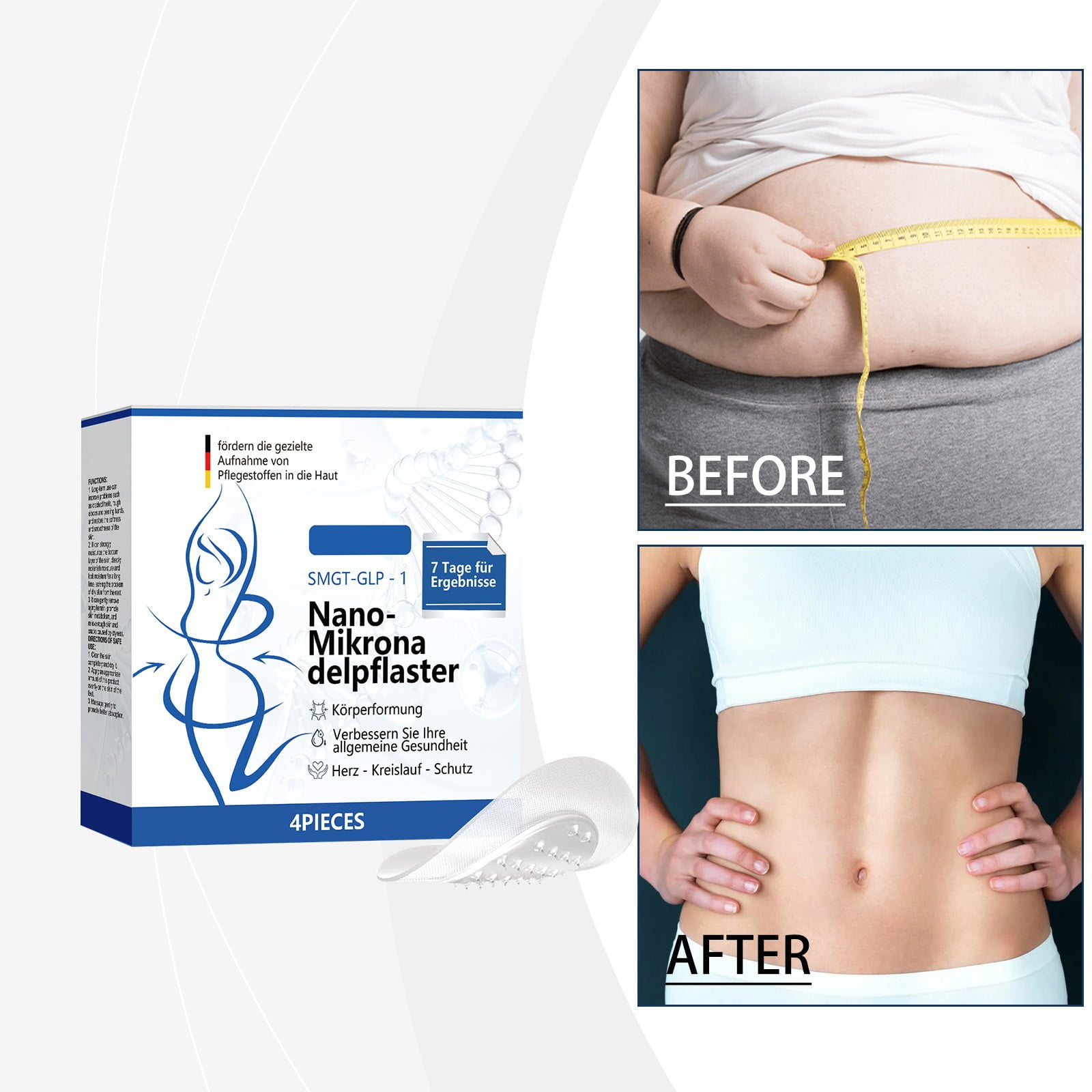 Smgt-Glp-1 Nano Micro Needle Plaster,Professional Nano Micro Needle ...