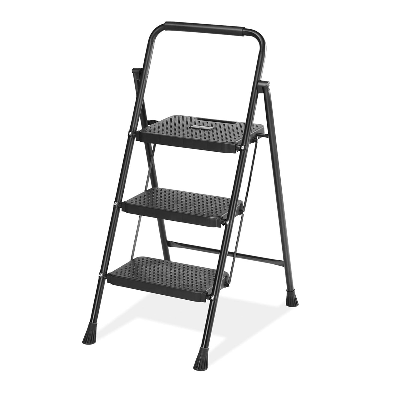 Beddle 3 Step Ladder, Portable Folding Step Stool Heavy Duty, Anti-Slip ...