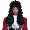 Franco Costume Culture Captain Hook Wig & Mustache, Adult, Black ...