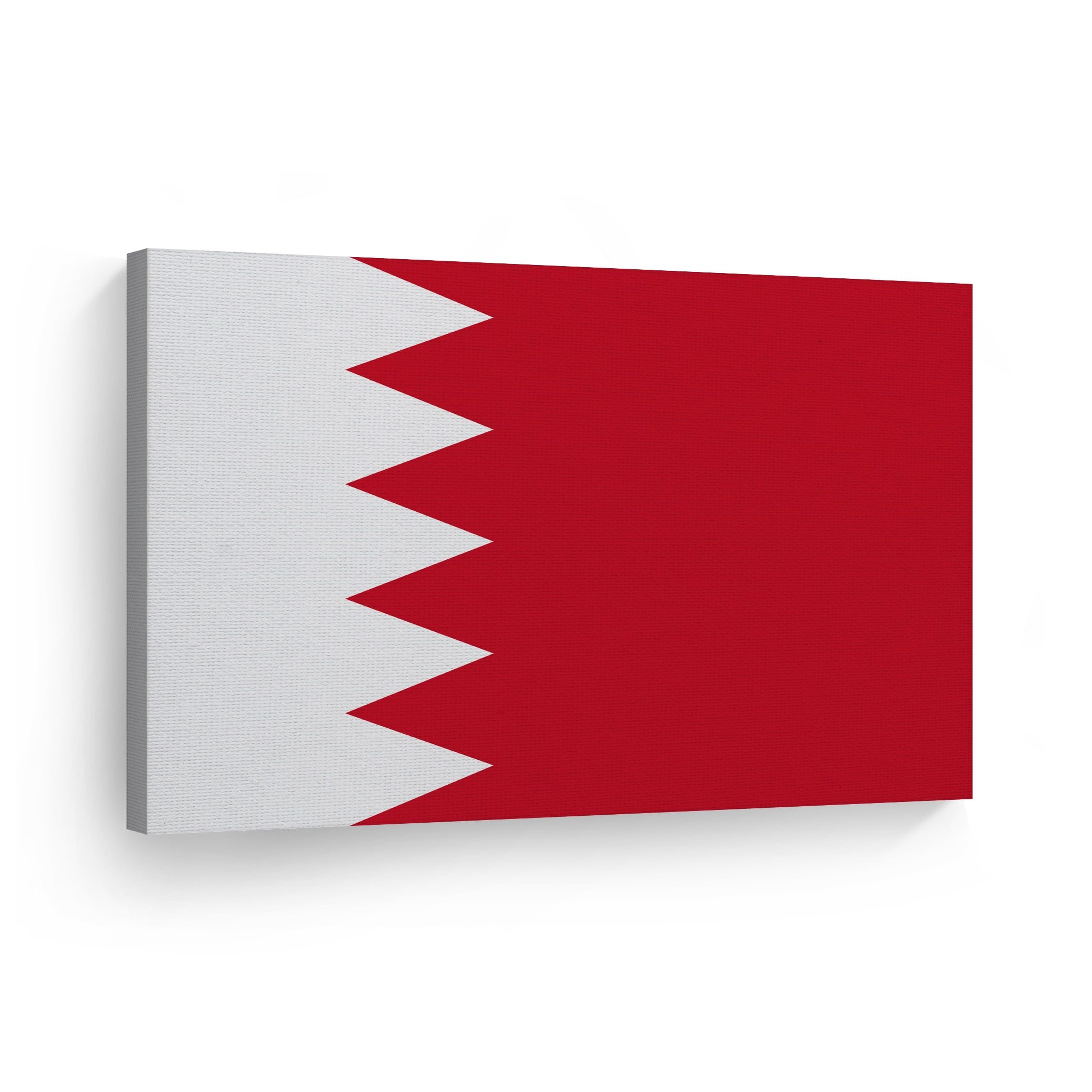 Smile Art Design Bahrain Flag Canvas Wall Art Print Country Flags ...