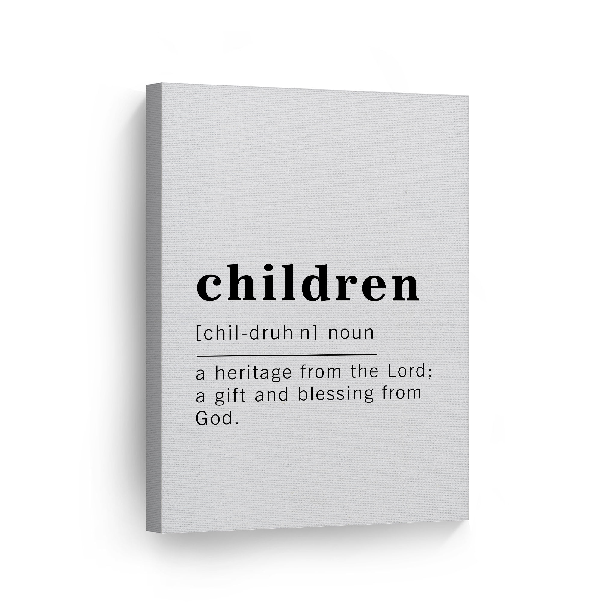 Smile Art Design Funny Noun Dictionary Definition of Children Canvas ...