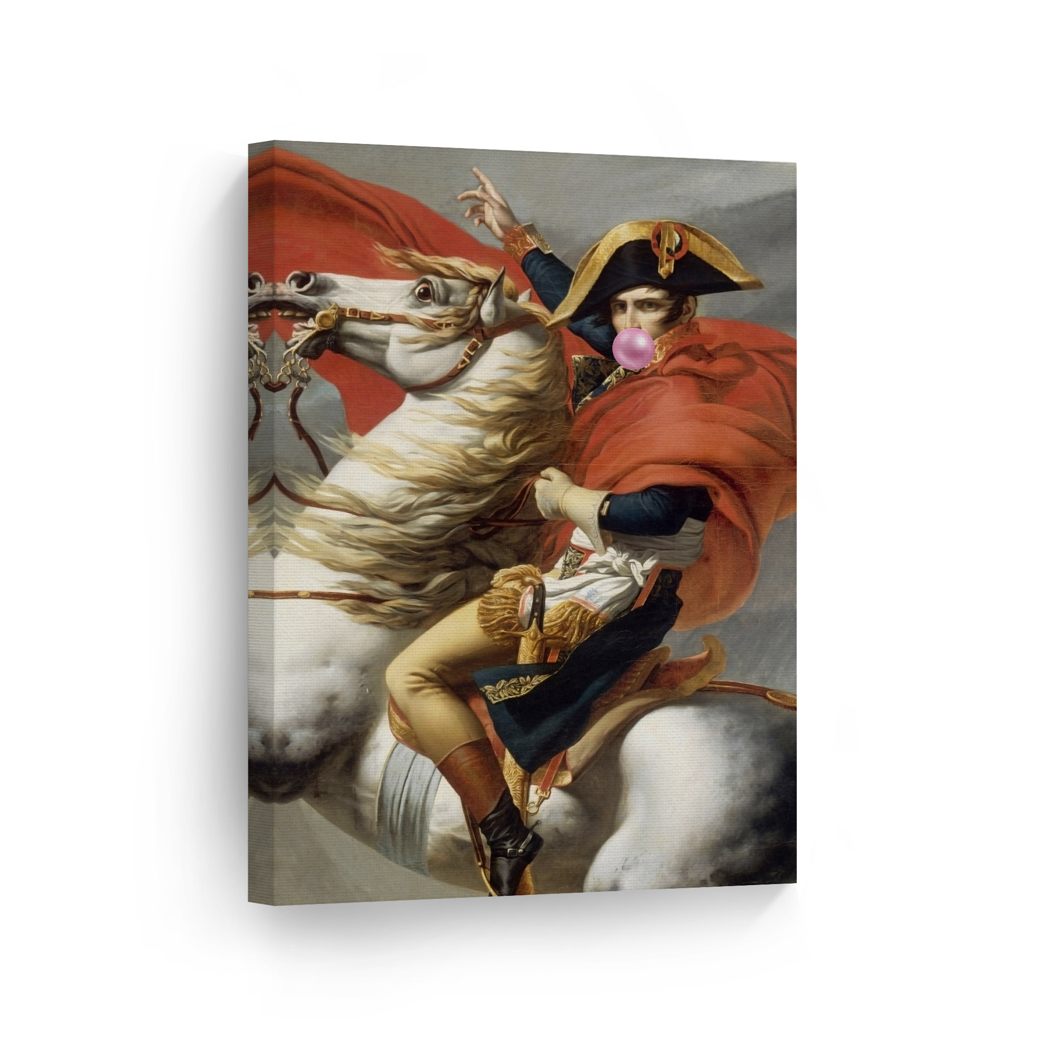 Smile Art Design Jacques Louis David's Masterpiece Napoleon Crossing ...