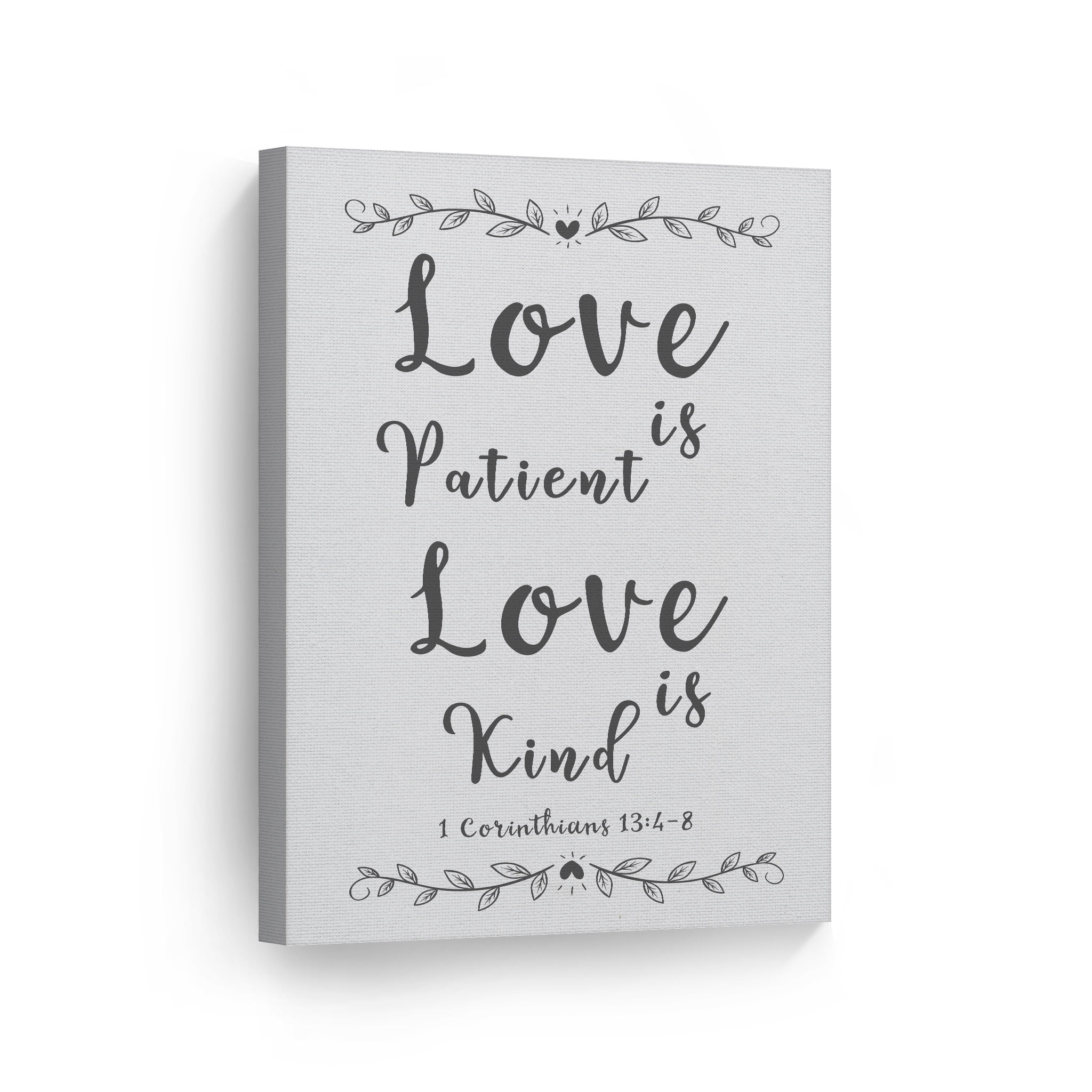 Smile Art Design Love is Patient Love is Kind 1 Corinthians 13:48 ...