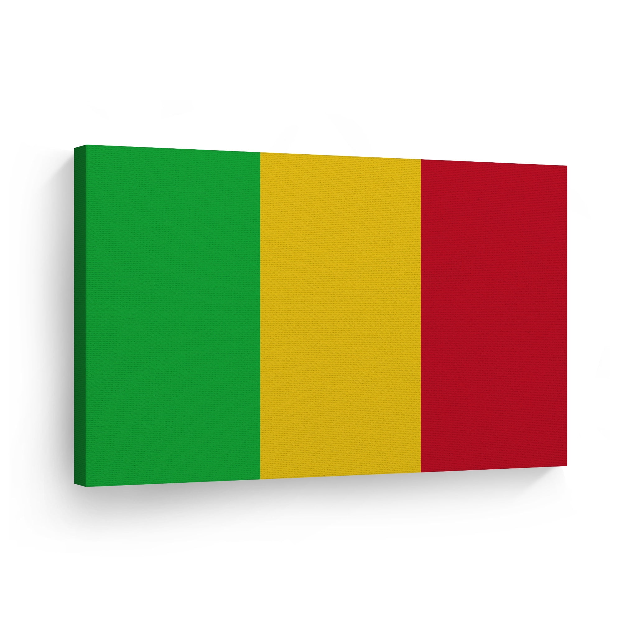 Smile Art Design Mali Flag Canvas Wall Art Print Country Flags Office ...