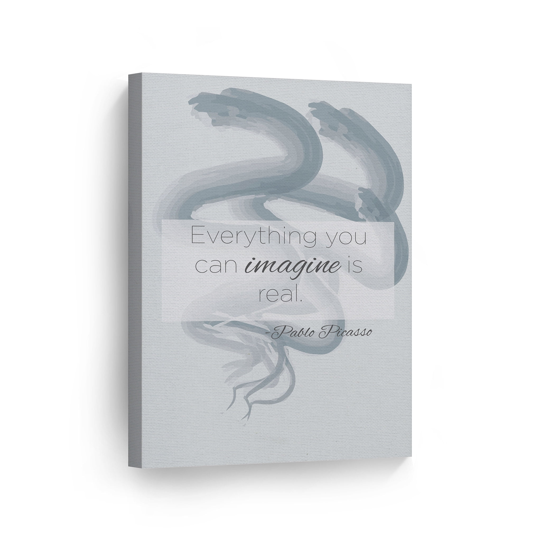 Smile Art Design Pablo Picasso Everything You Can Imagine Is Real Quote ...