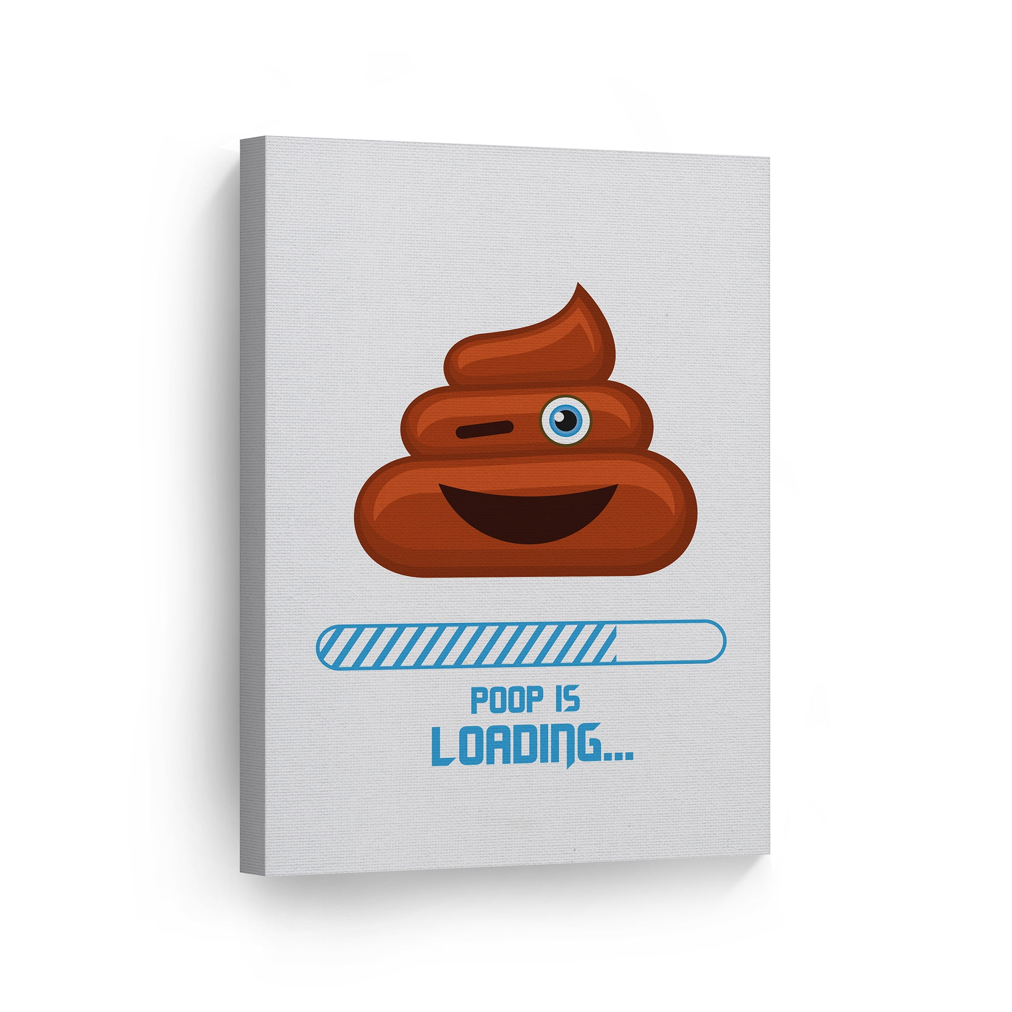 Smile Art Design Poop is Loading Funny Bathroom Decor Quote Saying ...