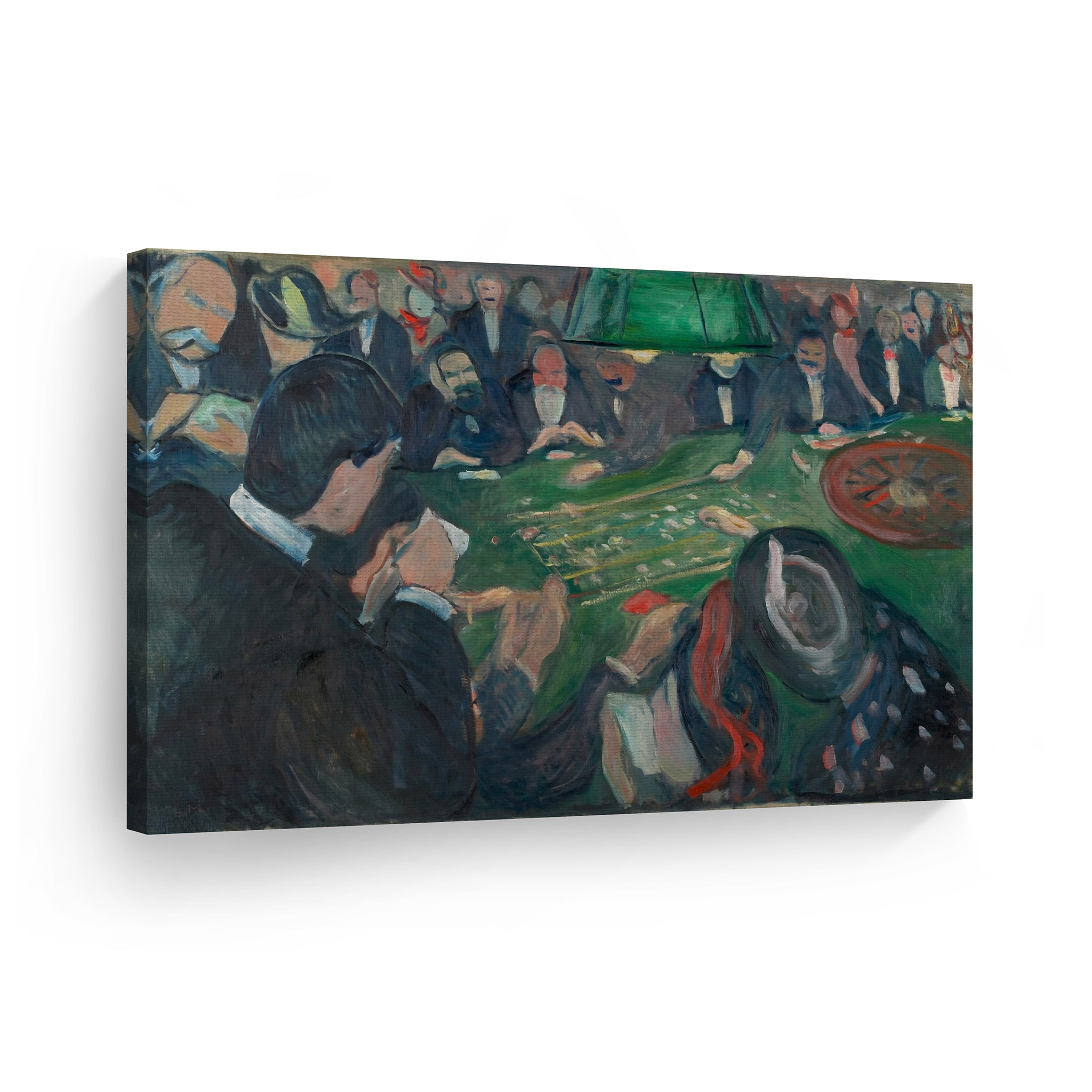 Smile Art Design At the Roulette Table in Monte Carlo, Edvard Munch ...
