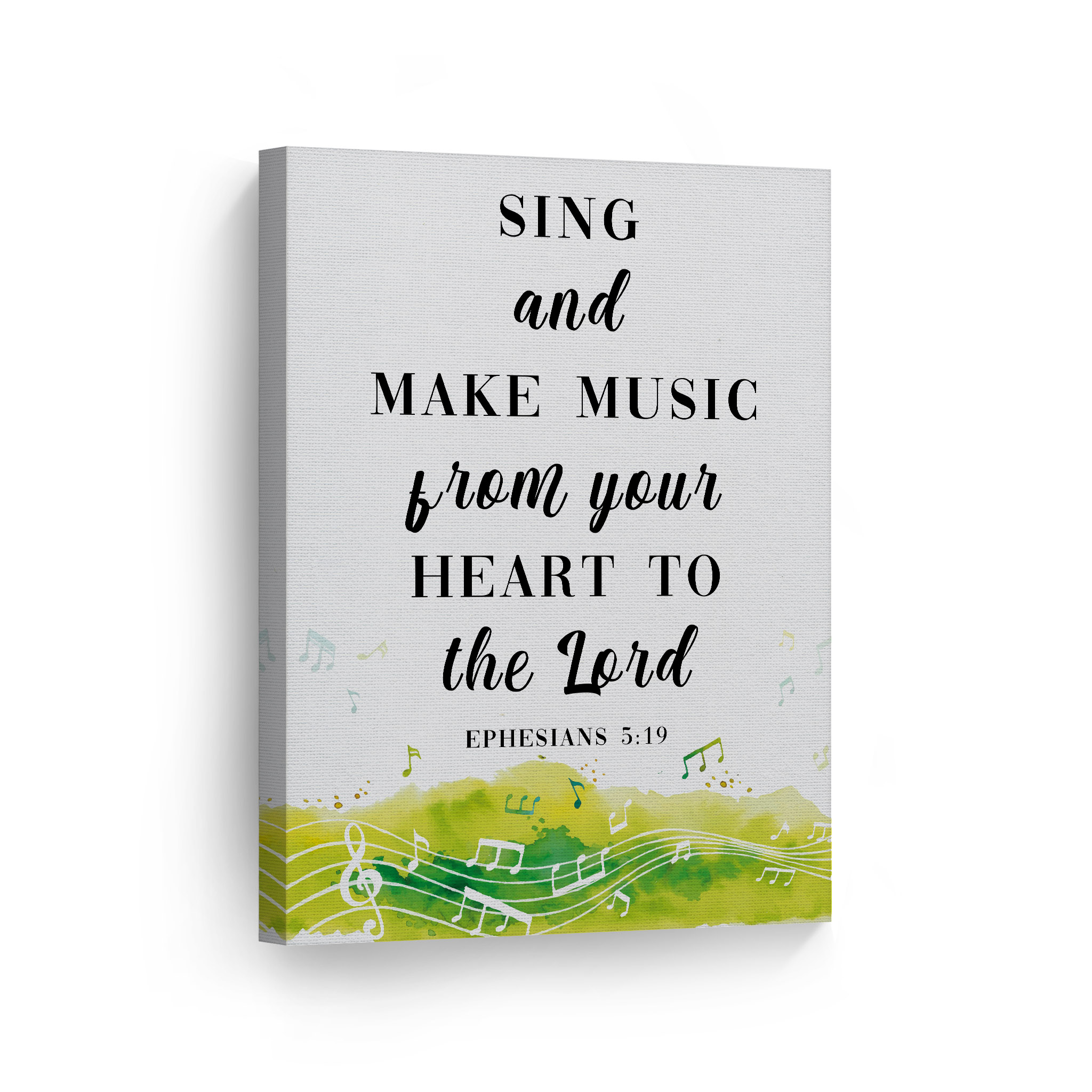 Smile Art Design Sing and make music from your heart to the Lord ...