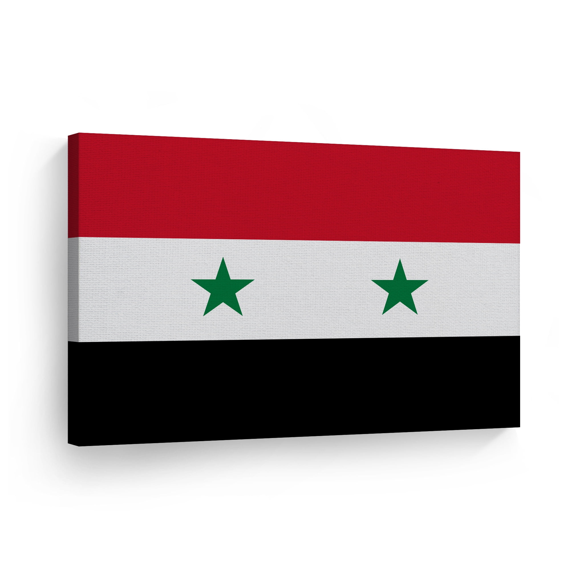 Smile Art Design Syria Flag Canvas Wall Art Print Country Flags Office ...
