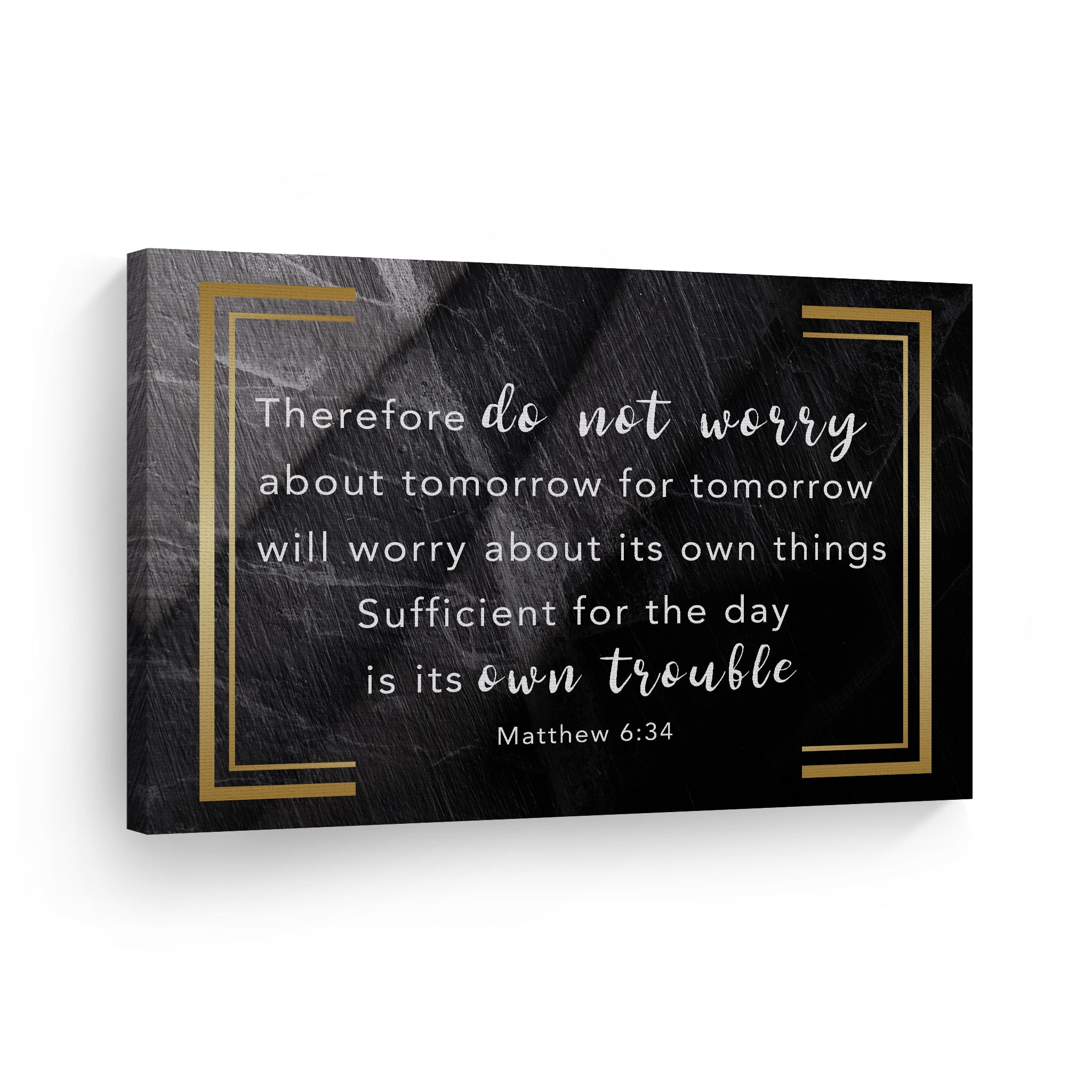 Smile Art Design Therefore do not worry about tomorrow will worry about ...