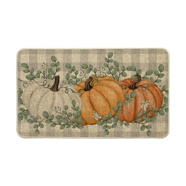 Artoid Mode Maple Leaves Hello Fall Welcome Mat, Farmhouse Style Low ...