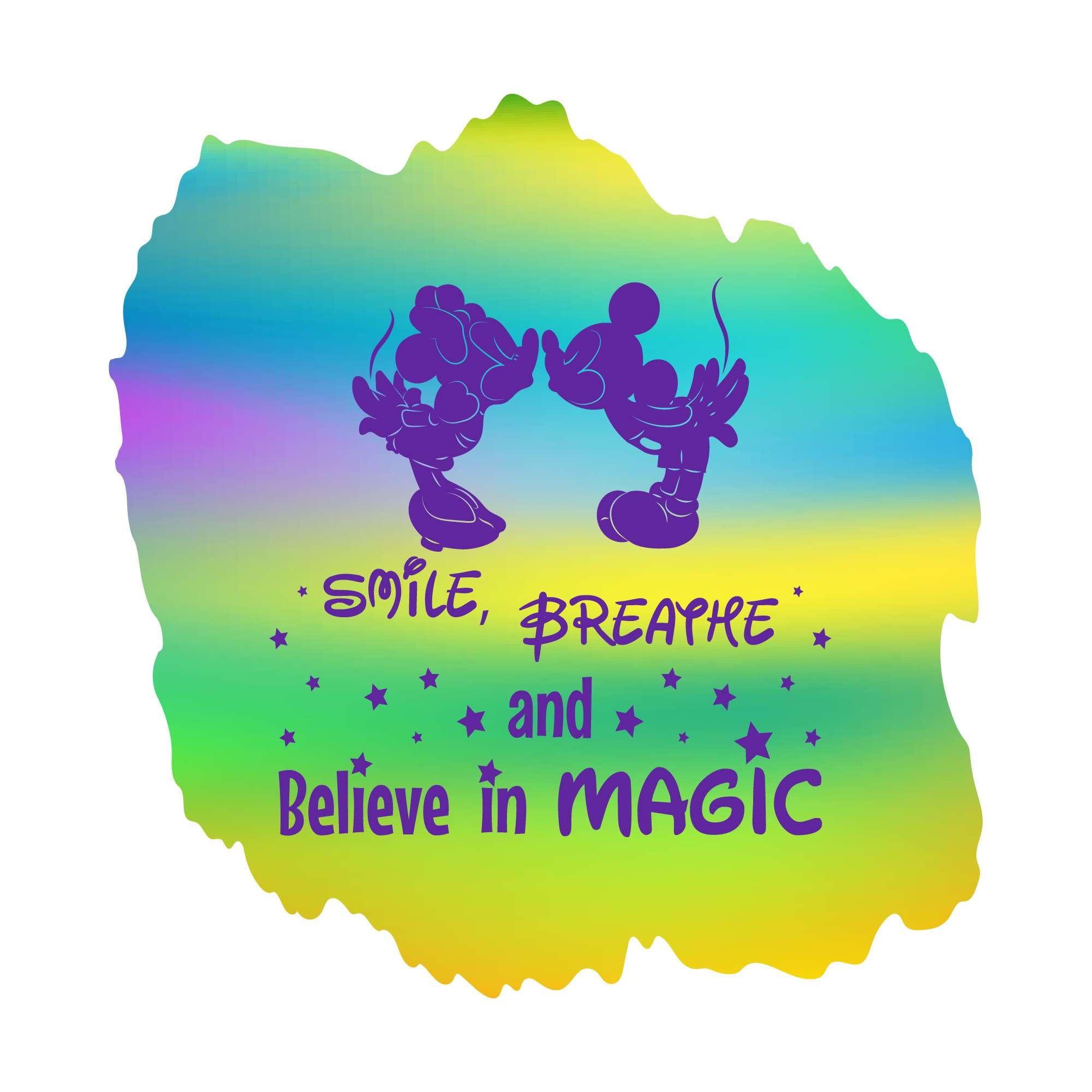 Smile Breathe And Believe In Magic Smile Breathe Motivational Quote ...