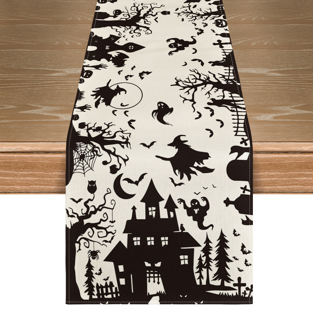 Thyme & Table Handmade Table Throw, Black Gold, 50 x 50 - Walmart.com