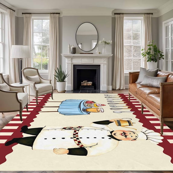 Smile Chef 5x7 Rug for Living Room Sofa and Coffee Table Layout ...
