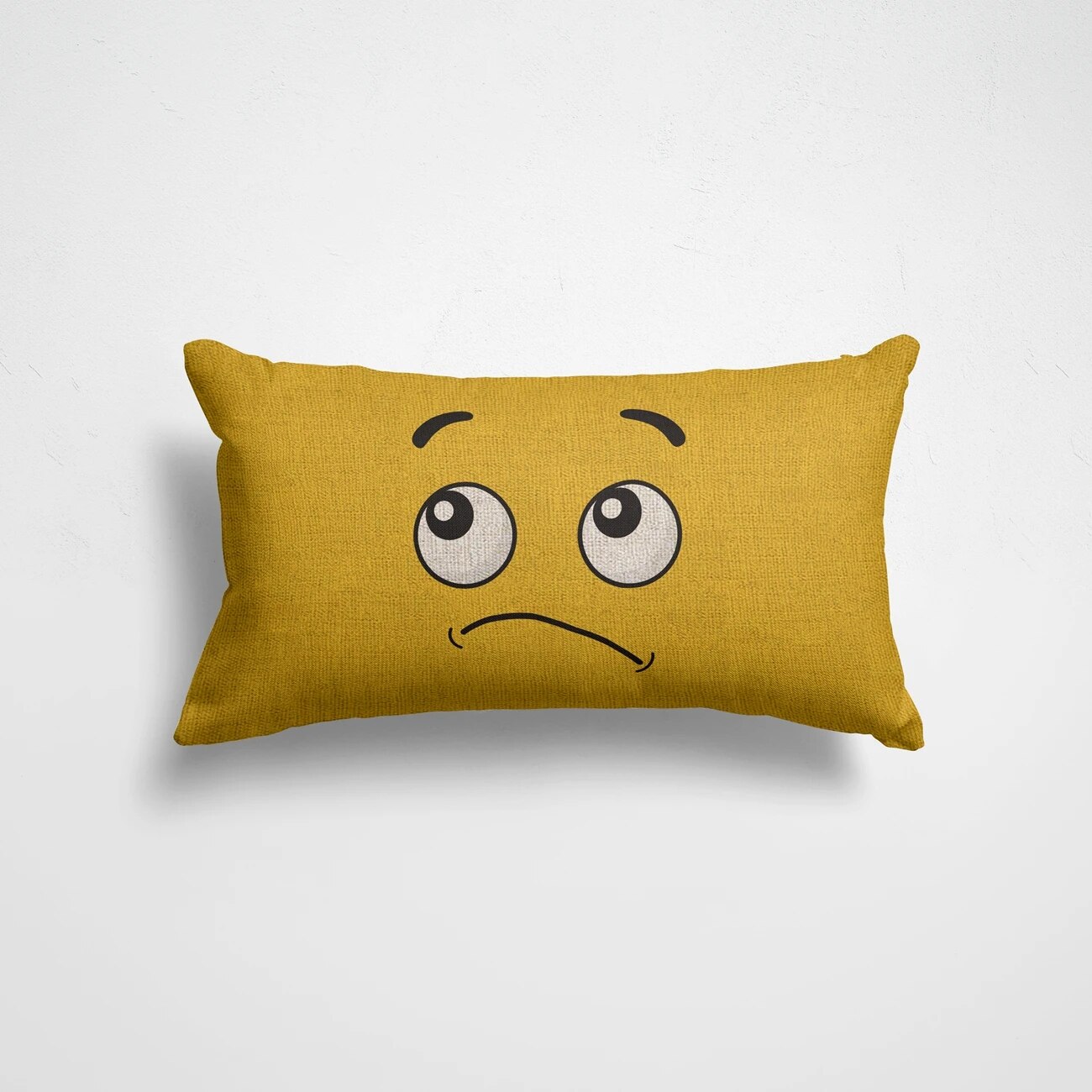 Smile Cry Facial Expression Kawaii Home Decoraction Luxury Pillow Case ...