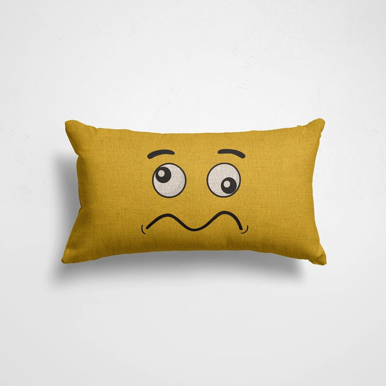 Smile Cry Facial Expression Kawaii Home Decoraction Luxury Pillow Case ...