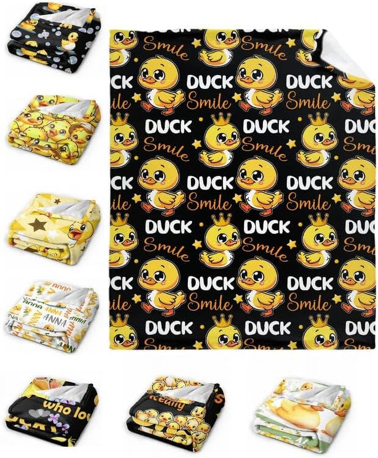 Smile Ducks Blanket Adult duck Blanket Kids Funny Blanket Suitable for ...