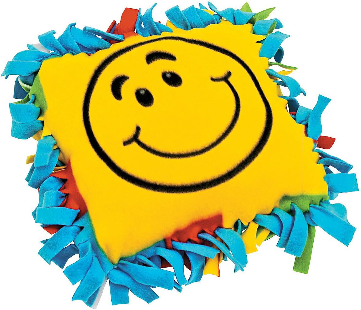 Smile Face Fleece Pillow Craft Kit - Crafts for Kids and Fun Home ...