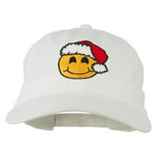 Smiley Face Santa Hat