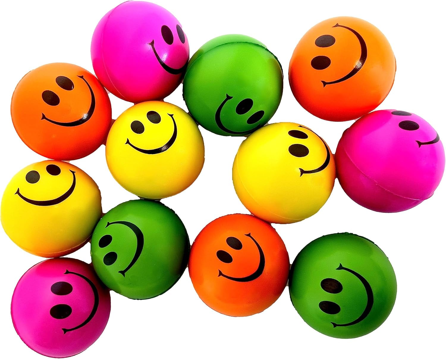 Smile Face Squishy Squashy Stress (12 Piece Pack) - Walmart.com
