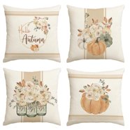 DecorX Indoor Harvest Holiday Decorative Sofa Cushion Cover - Autumn ...