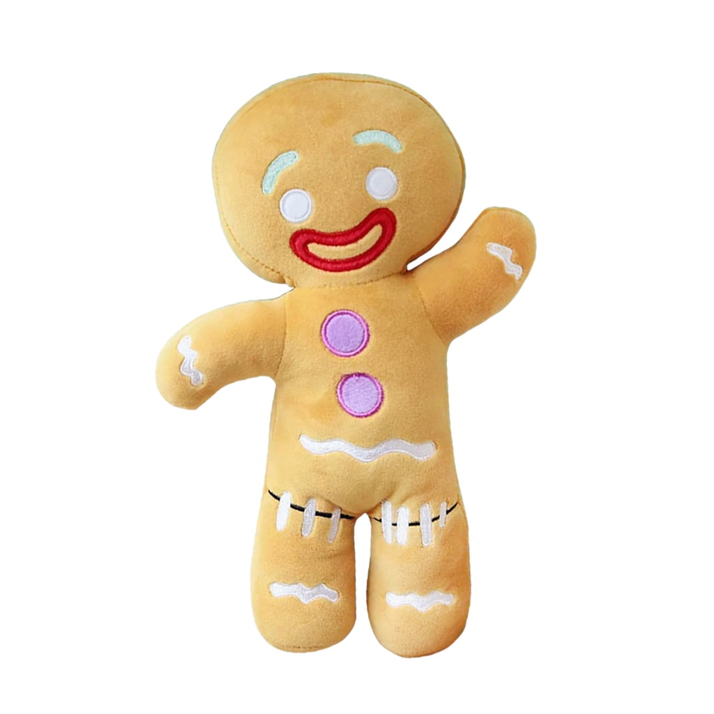 Leimezsty Smile Gingerbread Man Plush Toy, Soft Hug Pillow, Cuddly and ...