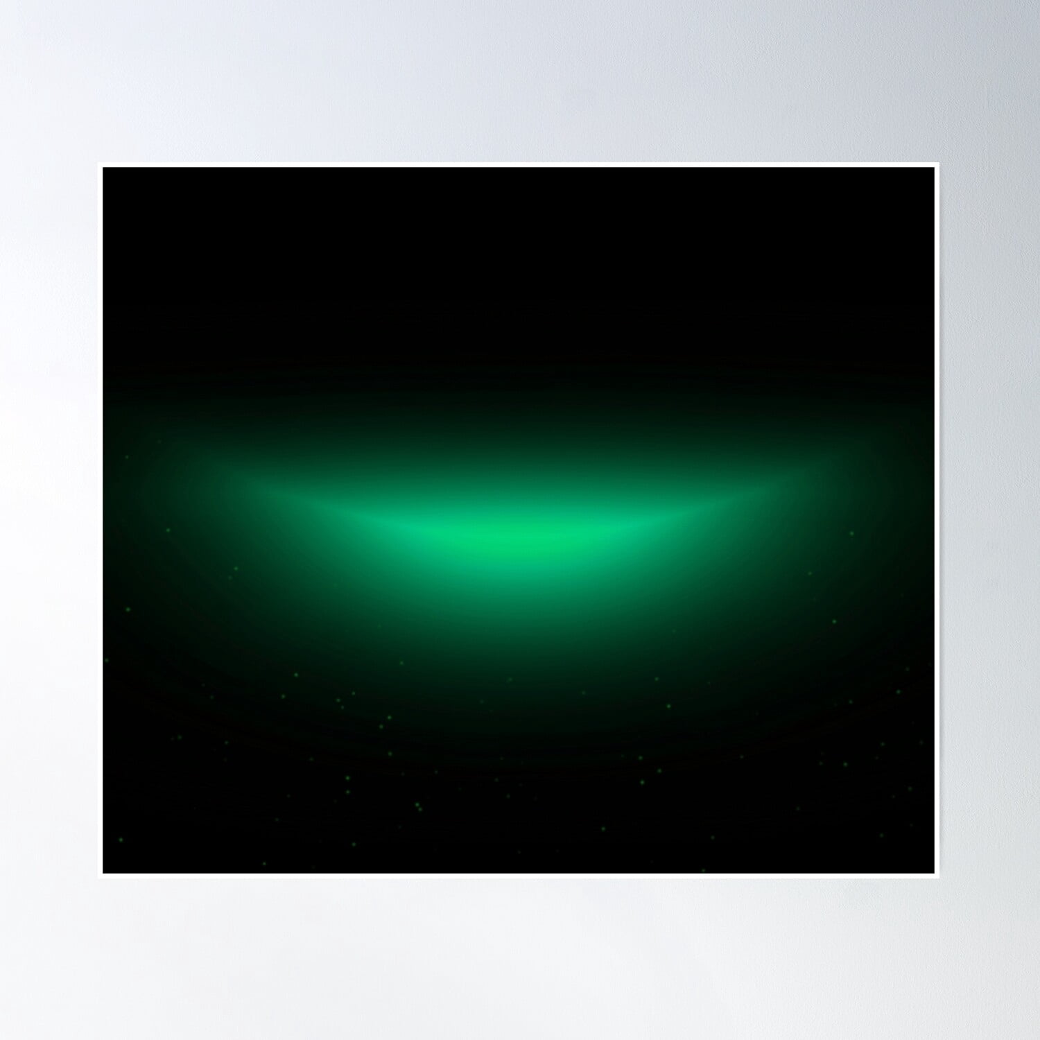 Smile Green Space Poster Wall Art, Modern Wall Decor, 8x12 UNFRAMED ...