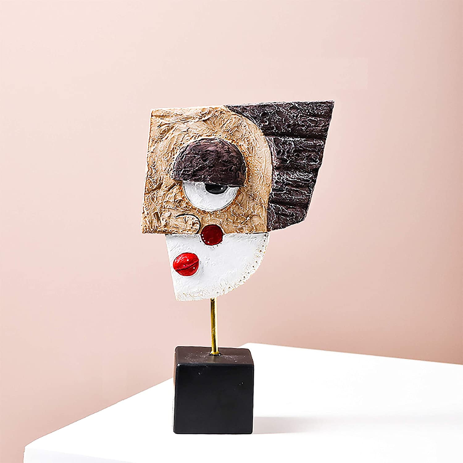 Smile - Handcrafted Statues Resin Abstract Sculpture for Home Decor ...