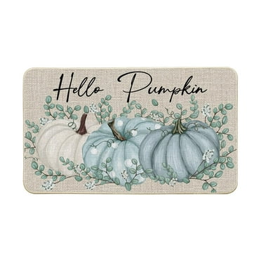 Artoid Mode Autumn Pumpkin Welcome Mat, 17 x 29 Low-Profile Indoor ...