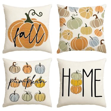 DecorX Indoor Harvest Holiday Decorative Sofa Cushion Cover - Autumn ...