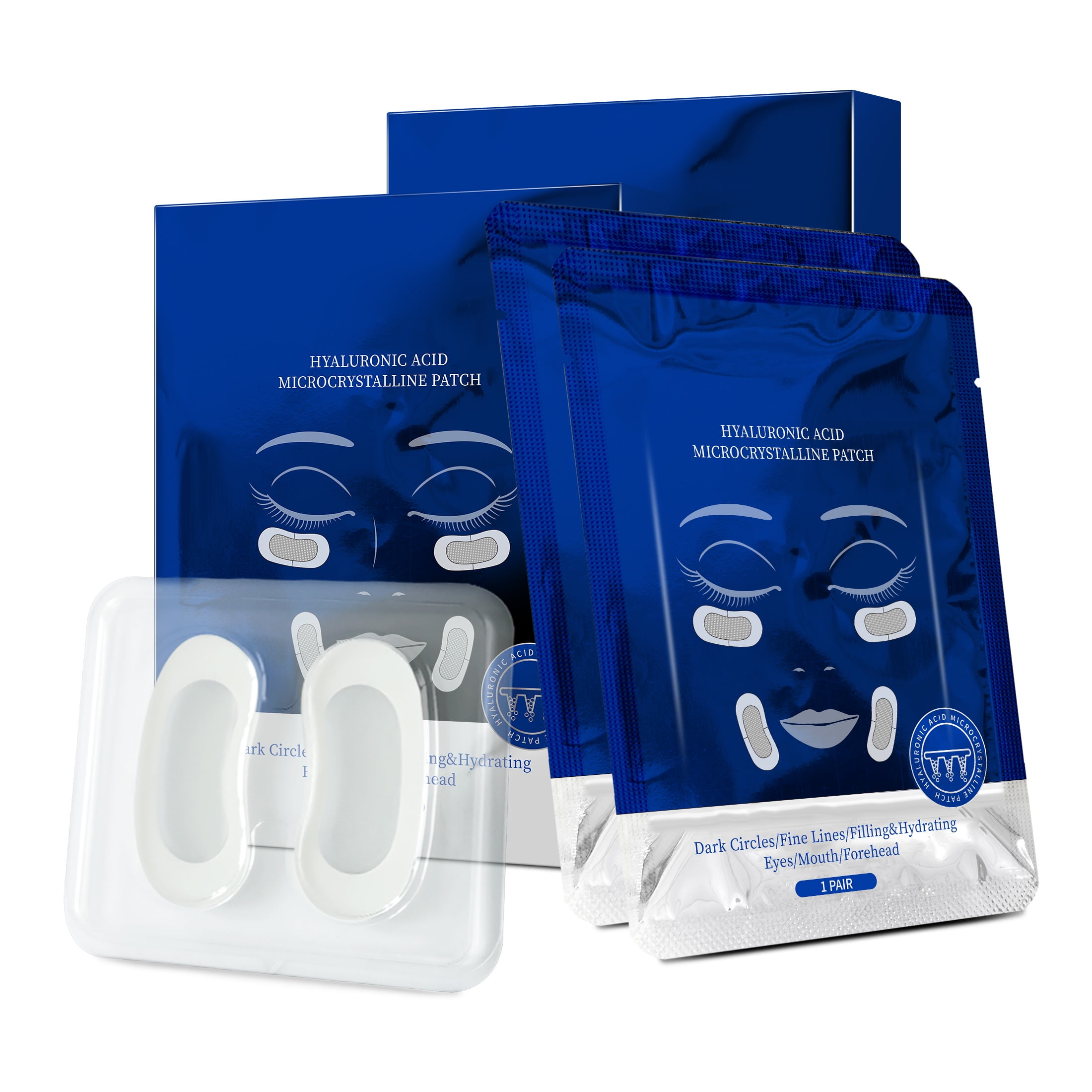 Smile Line Patches, 4 Pairs Microneedles Face Patches for Wrinkles ...