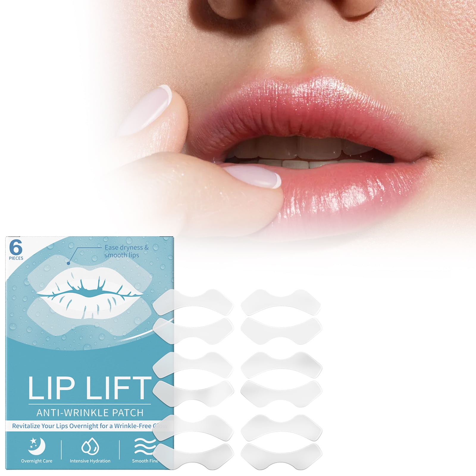 Smile Line Patches, 6 Patches Anti Wrinkle Patches For Lip, Silicone ...