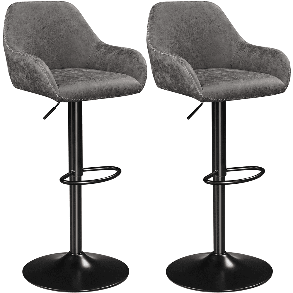 Vintage leather bar stools with backs store