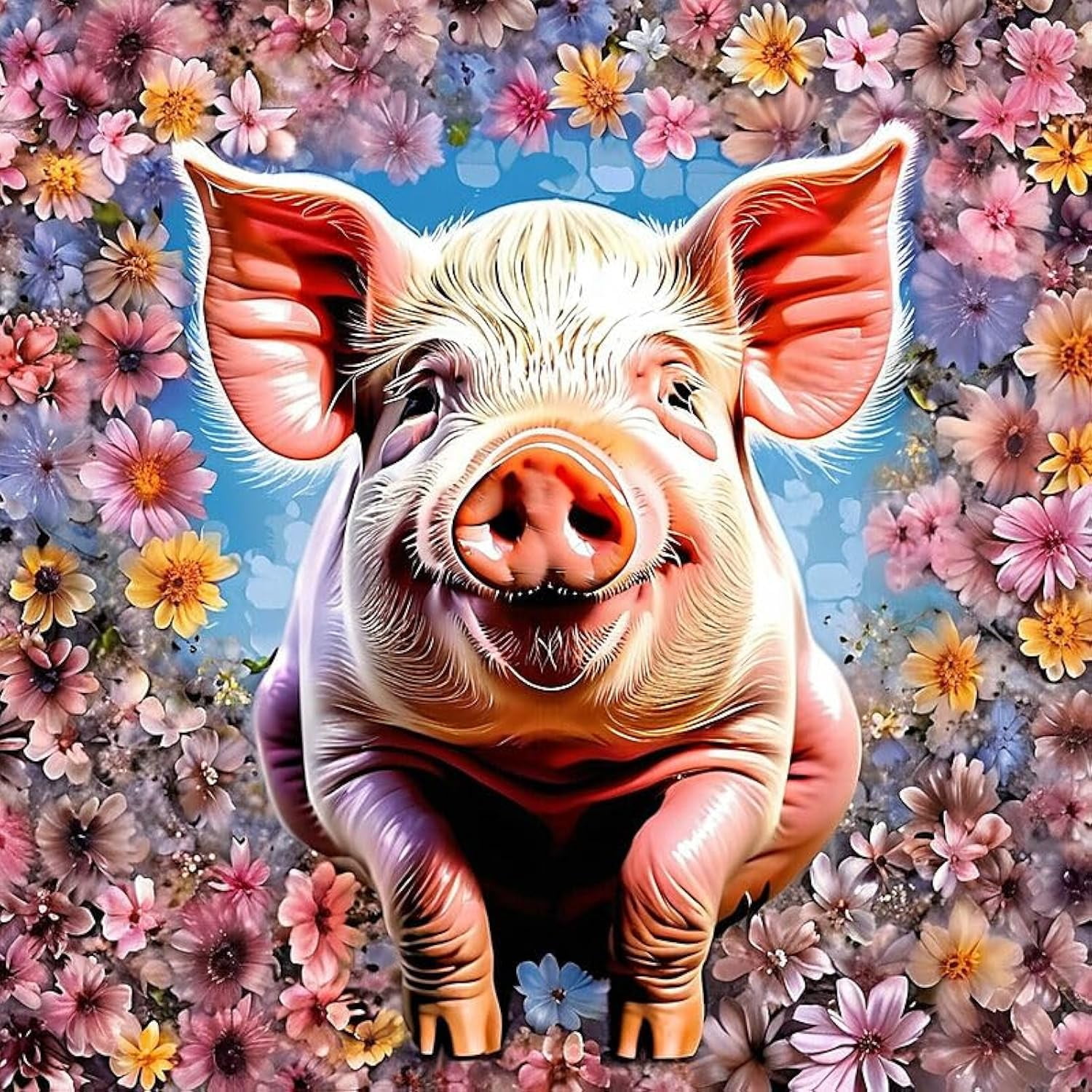 Smile Pig Fashion Puzzle Smile Pig 500 Piece Jigsaw Puzzle for Adults ...