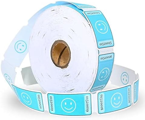 Smile Raffle Tickets Roll,Each Tickets 1''x2'', for Events, Entry ...