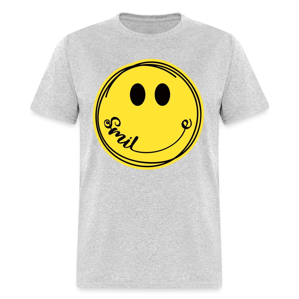Smile - Smiley Face Emoji T-Shirt - Walmart.com