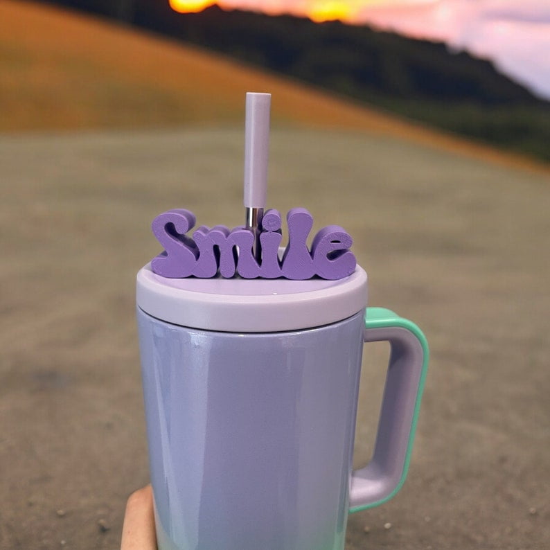 Smile Straw Topper | Straw Buddy | Straw Charm | Cup Decorations ...