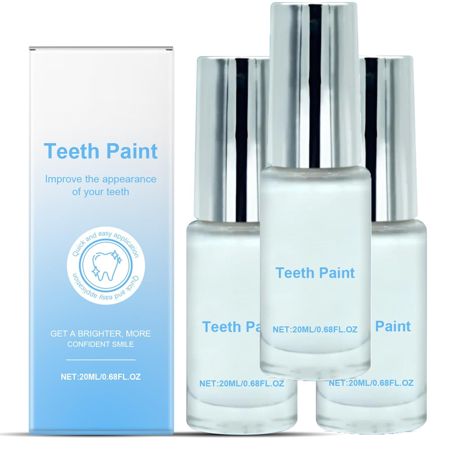 Smile Tooth Paint,Teeth Paint,Tooth Paint Instant Teeth Whitening Paint ...