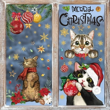 Northlight Bumble Wrapped in Lights Double Sided Christmas Window Cling ...