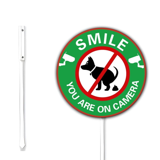 Dog Poop Signs Dog Poo Lawn Clean Up Sign – The Renmy Store