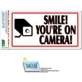 Smile You're On Camera Video Surveillance Business Sign Automotive Car ...