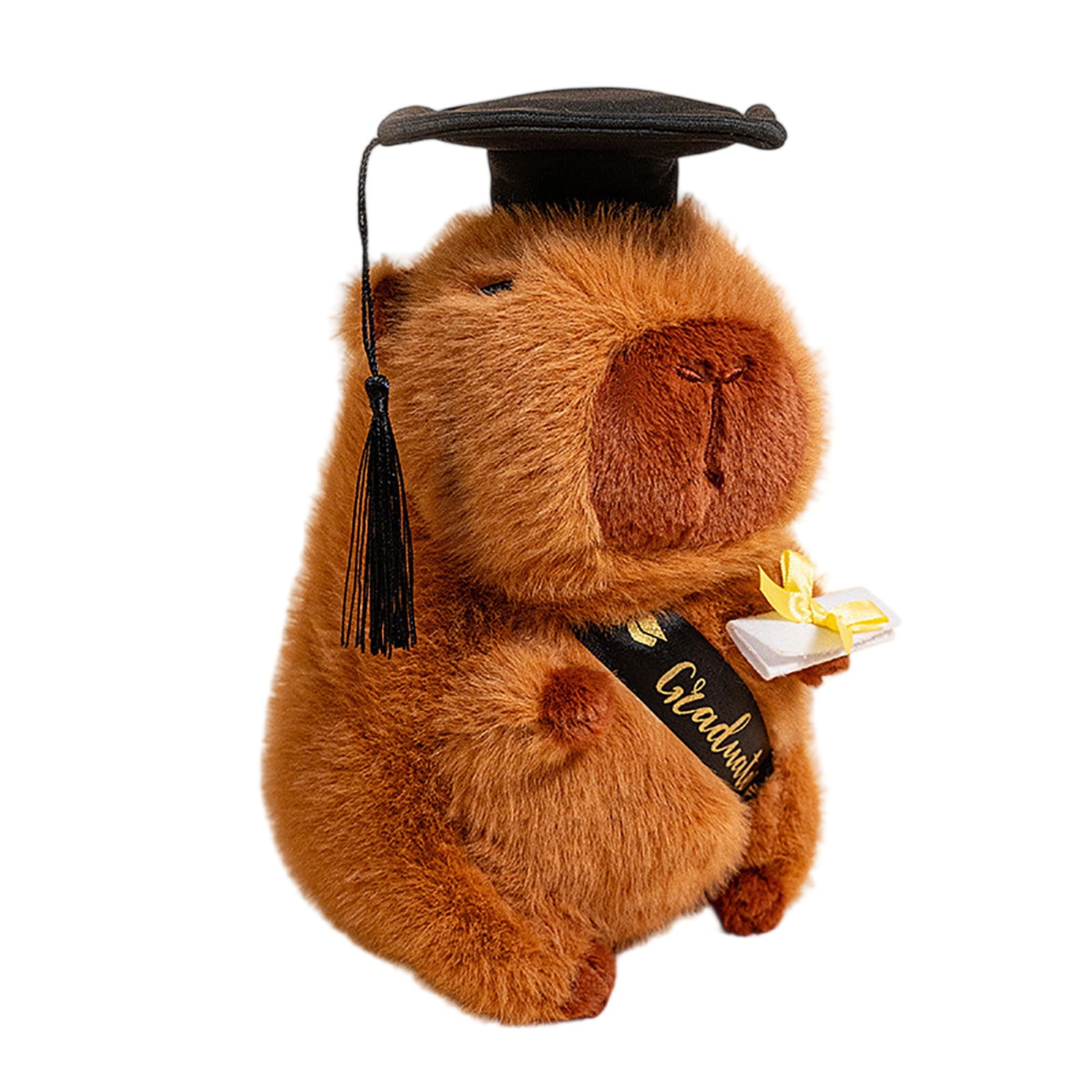 SmileBuddy 2025 Graduation Capybara Plush,Cute Plushies Graduate ...