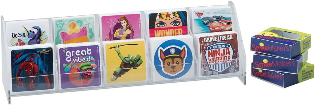 SmileMakers Box Sticker Rack - Prizes and Giveways - Walmart.com