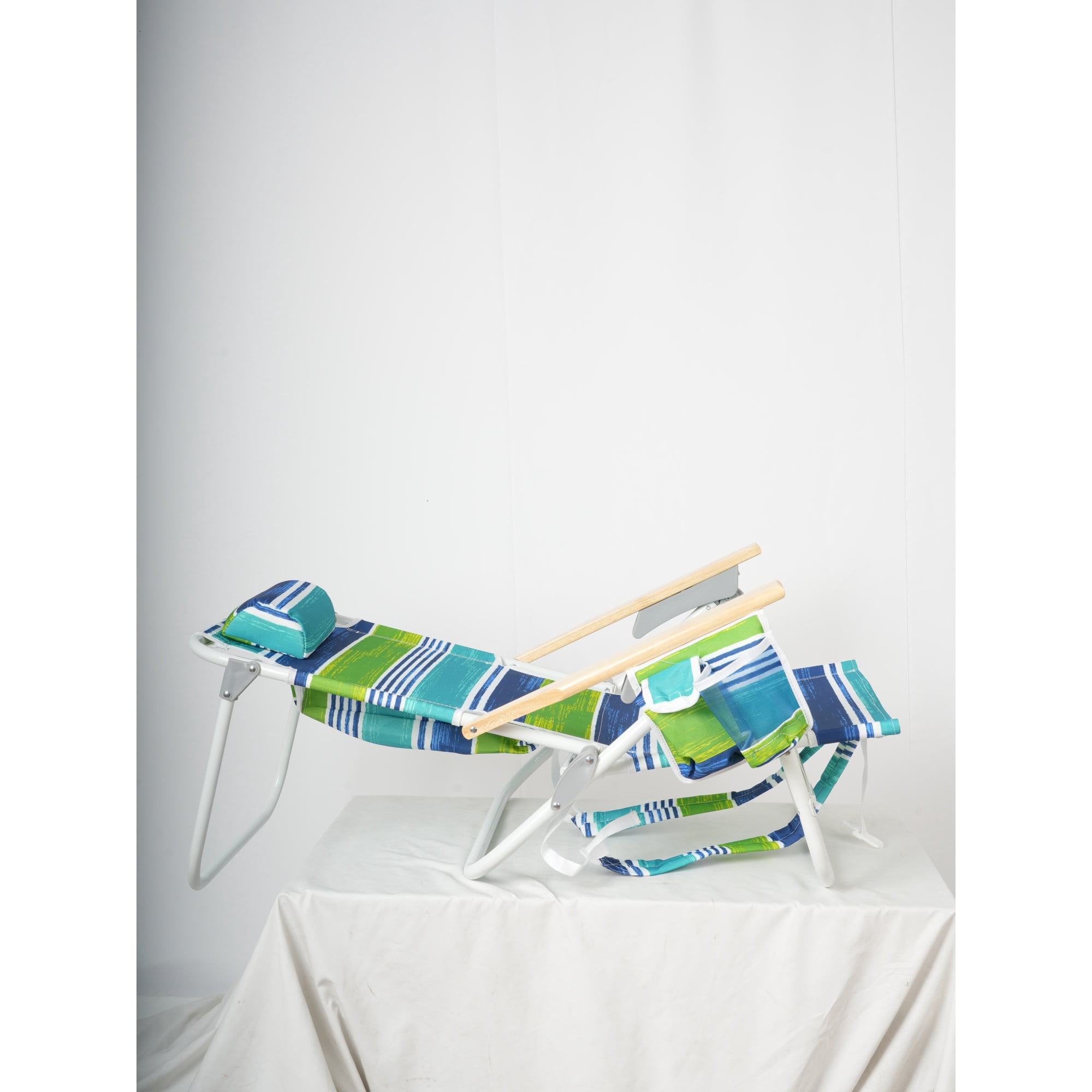 Smilegend Dual Beach Chairs - Adjustable Aluminum Frames with Sponge ...