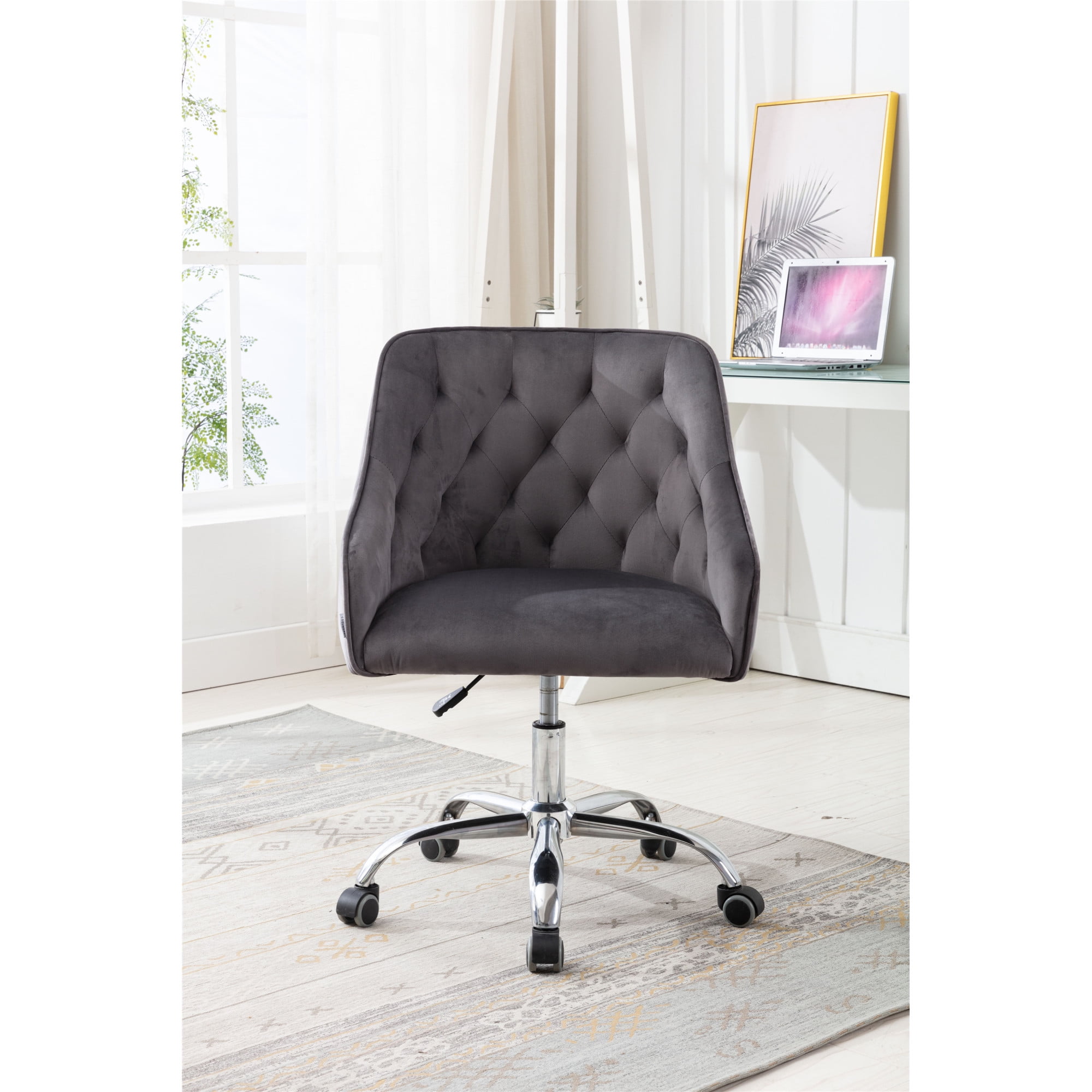 Smilegend Swivel Shell Chair for Living Room/ Modern Leisure office ...