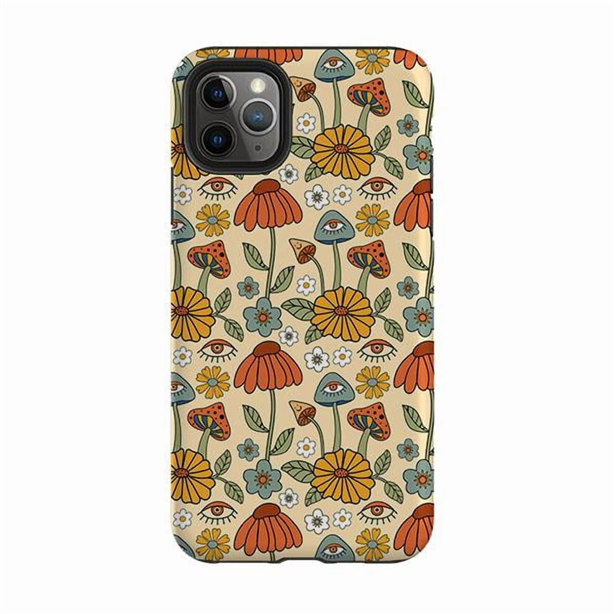 Smiler Happy Face Groovy Retro Phone Case for iPhone 16 15 14 13 12 11 Pro Max - Walmart.com