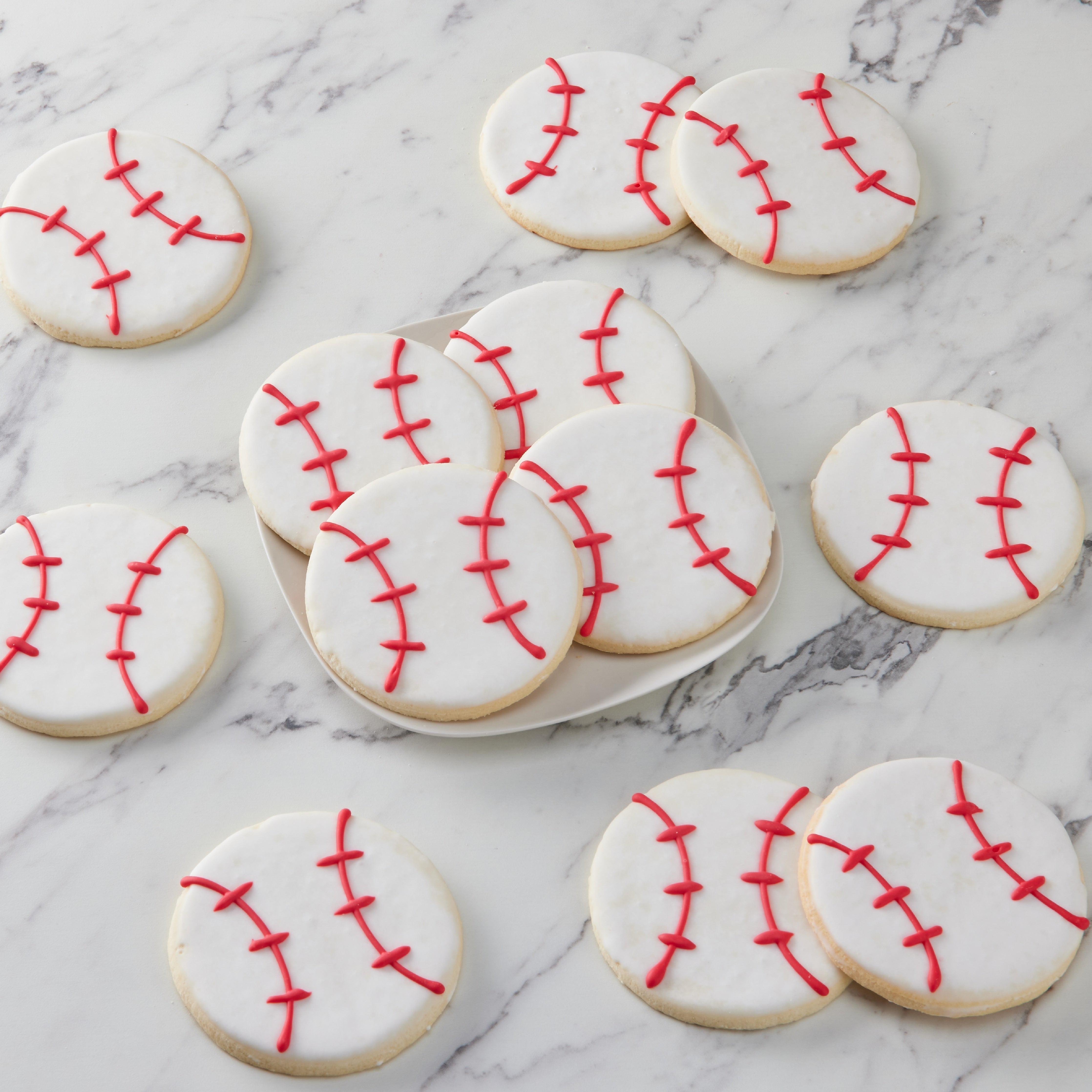 Smiley® Cookie Baseball Smiley Cookies, 12-Pack, Nut Free, Kosher ...
