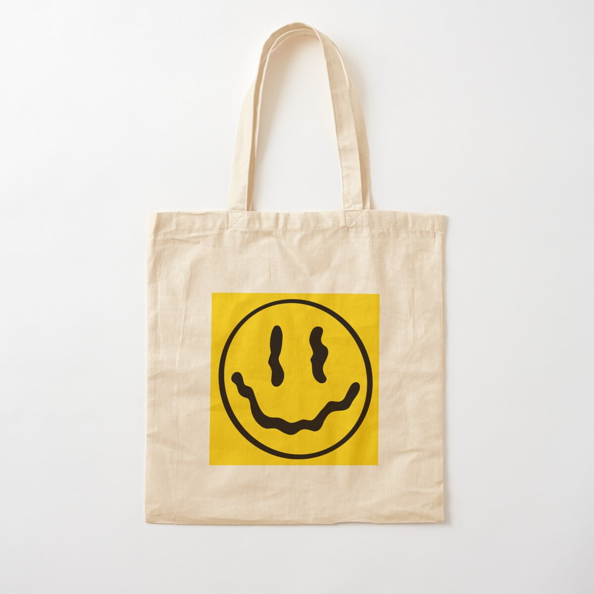 Smiley Cotton Tote Bag Canvas Tote Bag, Family Gift For Mother, Her ...