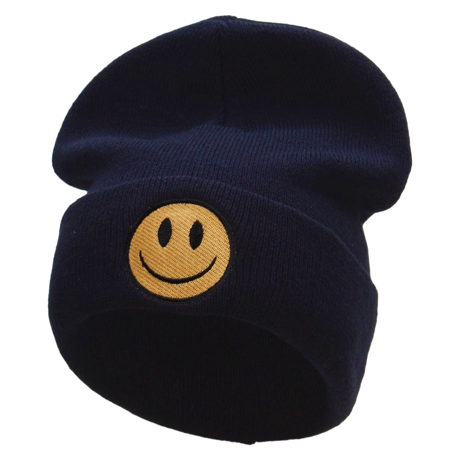 Smiley Face Big Size Acrylic Long Beanies - Navy XL-3XL - Walmart.com